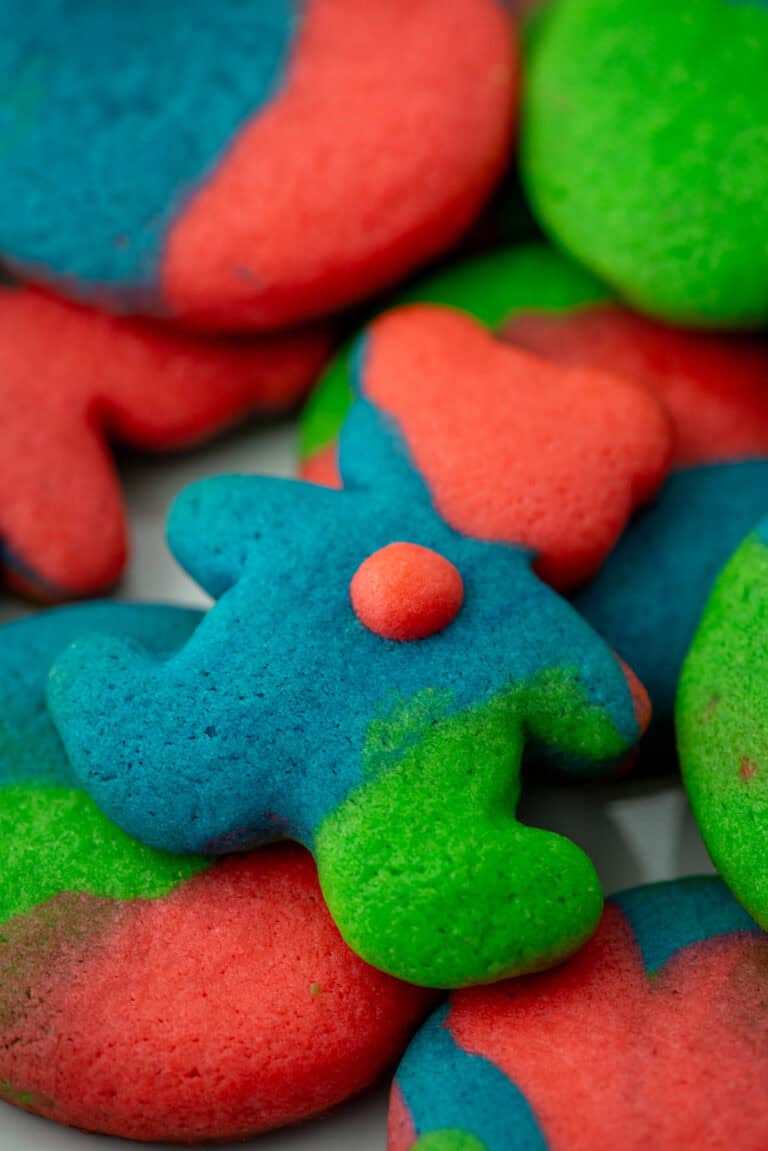 Colored Cookie Dough Sugar Cookies - Next Level Baker