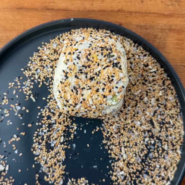 Everything Bagel Cheeseball - Next Level Baker