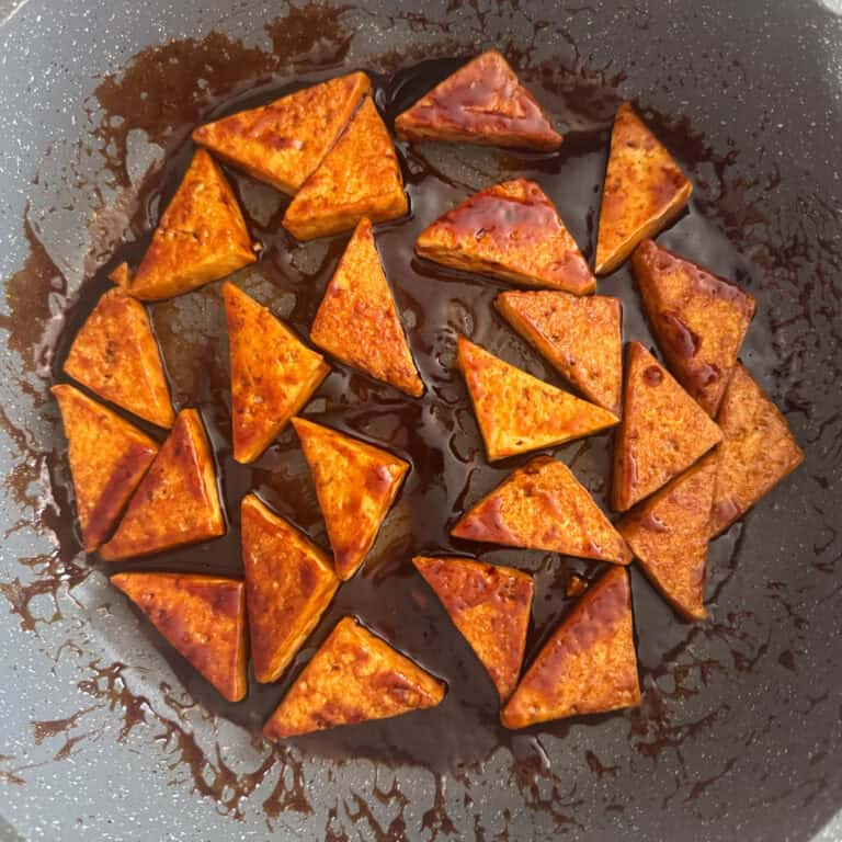 Kimchi Tofu Stir Fry with Veggies - Next Level Baker