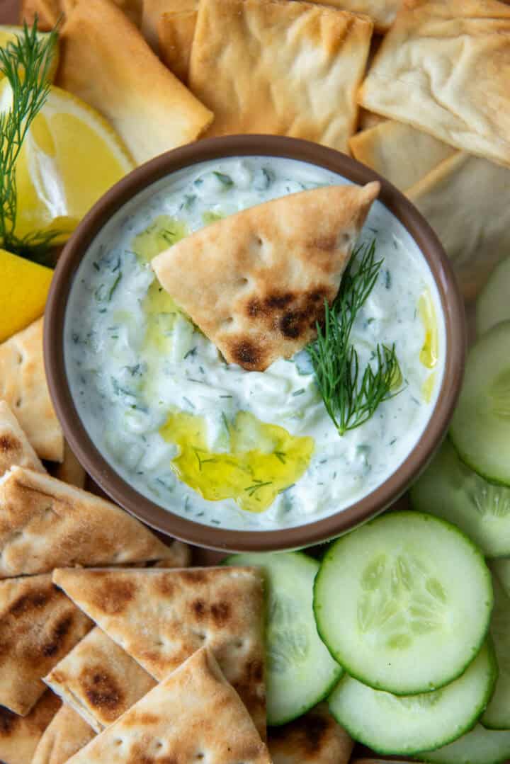 Easy Tzatziki Dip - Next Level Baker