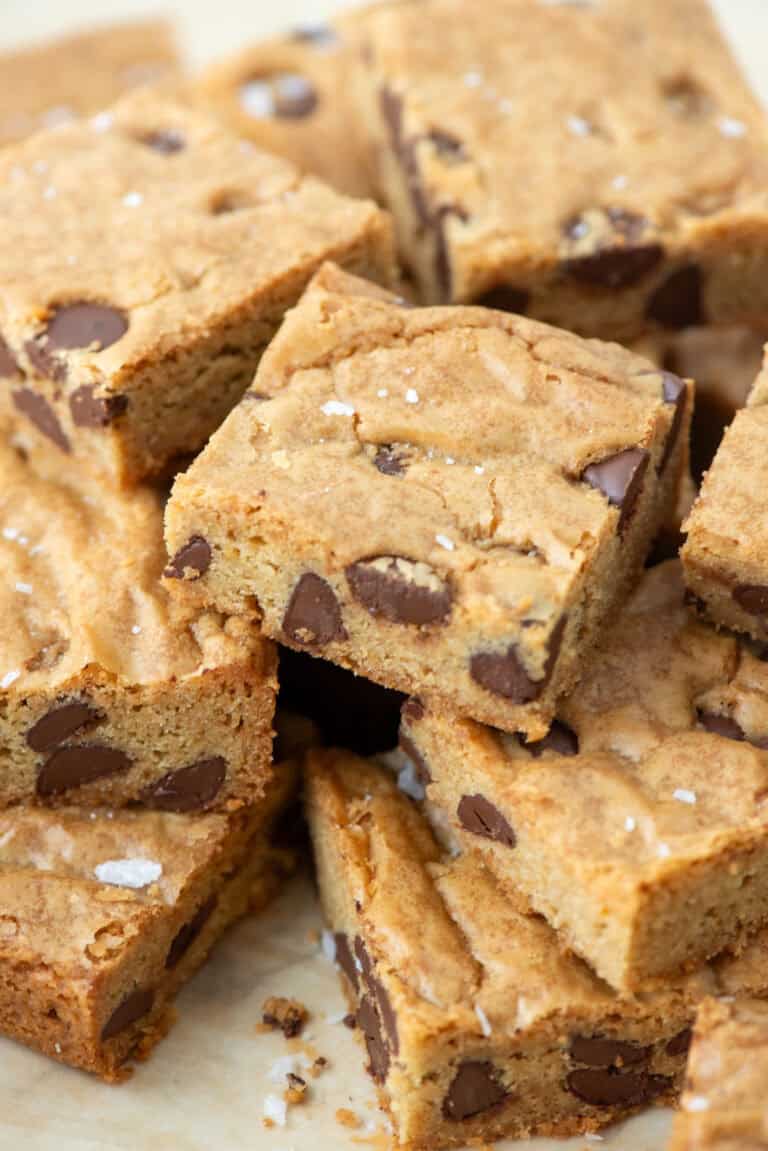 Brown Butter Chocolate Chip Cookie Bars - Next Level Baker