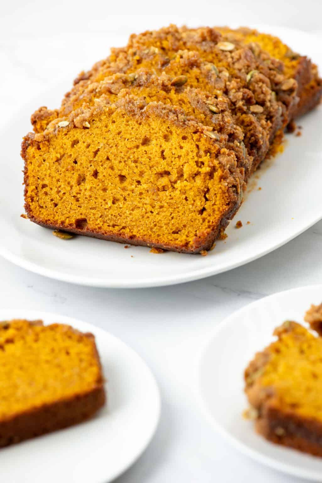 Pumpkin Bread with Streusel Topping - Next Level Baker